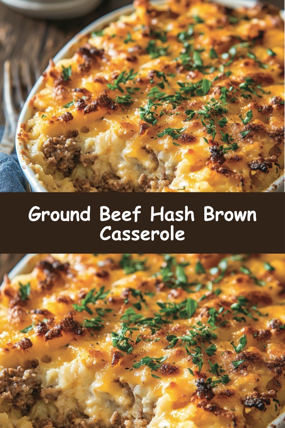 Ground Beef Hash Brown Casserole - Glow & Glaze